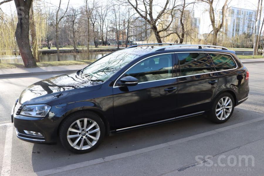 Black Volkswagen Passat B7 2013 in Riga, with an engine capacity of 1.80 L and mileage of 143 thousand km for 5450 €, photo 14 on AUTOMOTO.COM.LV