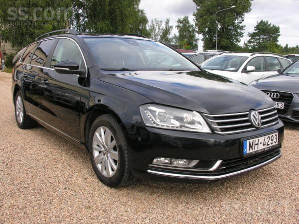Black Volkswagen Passat B7 2013 in Riga, with an engine capacity of 2.00 L and mileage of 0 thousand km for 6450 €, photo 2 on AUTOMOTO.COM.LV