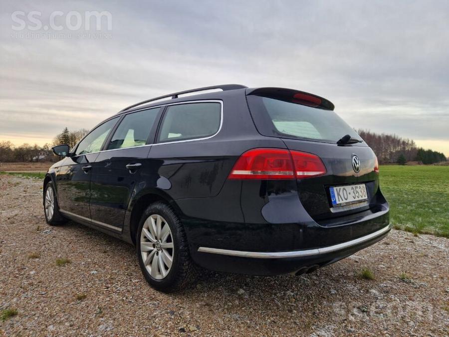 Black Volkswagen Passat B7 2013 in Jelgava, with an engine capacity of 2.00 L and mileage of 327 thousand km for 4200 €, photo 6 on AUTOMOTO.COM.LV