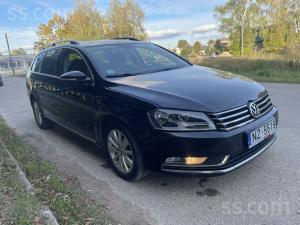 Melns Volkswagen Passat B7 2013 Jēkabpils, ar dzinēja tilpumu 2.00 L un nobraukumu 340 tūkst. km par 4659 €, foto  vietnē AUTOMOTO.COM.LV