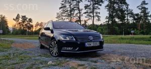Black Volkswagen Passat B7 2013 in Riga, with an engine capacity of 2.00 L and mileage of 369 thousand km for 4699 €, photo  on AUTOMOTO.COM.LV