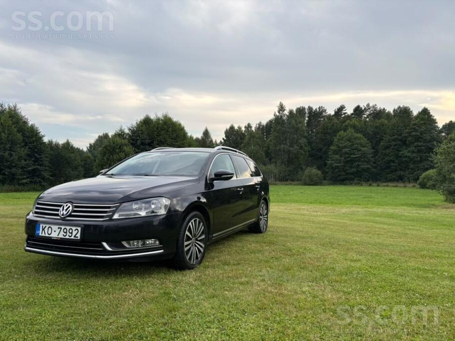 Melns Volkswagen Passat B7 2013 Daugavpils, ar dzinēja tilpumu 2.00 L un nobraukumu 225 tūkst. km par 5200 €, foto 1 vietnē AUTOMOTO.COM.LV