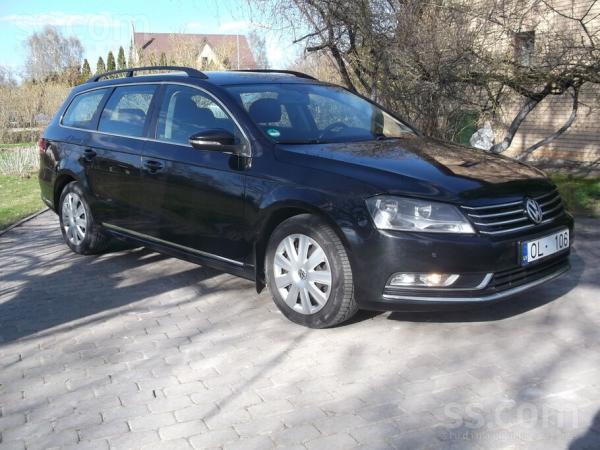 Black Volkswagen Passat B7 2013 in Bauska, with an engine capacity of 2.00 L and mileage of 327 thousand km for 4550 €, photo 6 on AUTOMOTO.COM.LV