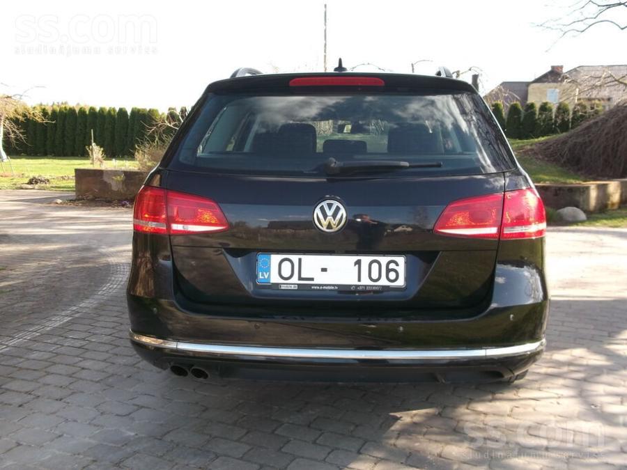 Melns Volkswagen Passat B7 2013 Bauska, ar dzinēja tilpumu 2.00 L un nobraukumu 327 tūkst. km par 4550 €, foto 10 vietnē AUTOMOTO.COM.LV