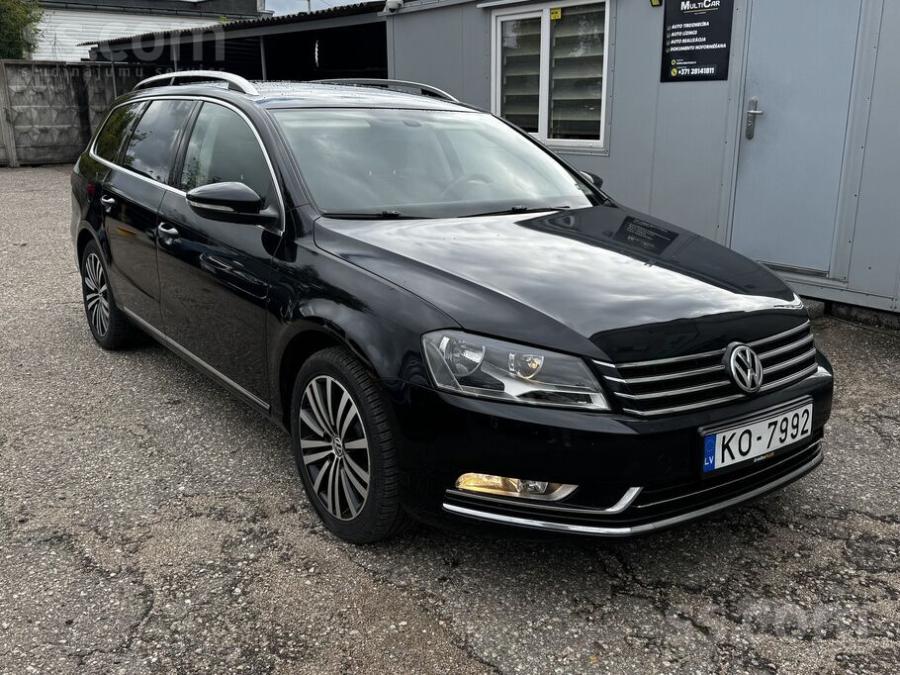 Melns Volkswagen Passat B7 2013 Daugavpils, ar dzinēja tilpumu 2.00 L un nobraukumu 0 tūkst. km par 4990 €, foto 1 vietnē AUTOMOTO.COM.LV