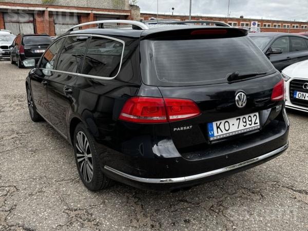 Melns Volkswagen Passat B7 2013 Daugavpils, ar dzinēja tilpumu 2.00 L un nobraukumu 0 tūkst. km par 4990 €, foto 5 vietnē AUTOMOTO.COM.LV