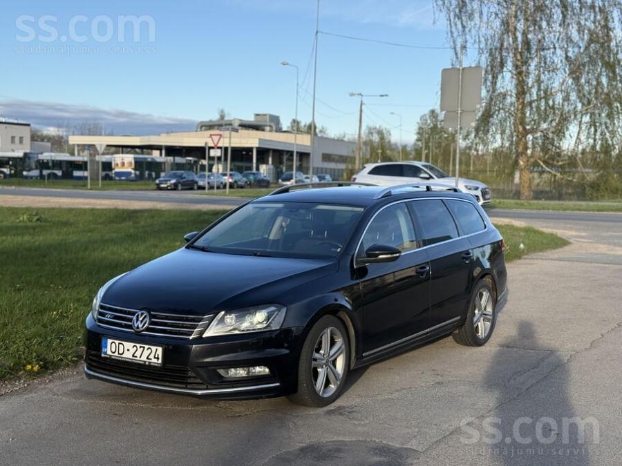 Black Volkswagen Passat B7 2014 in Riga, with an engine capacity of 2.00 L and mileage of 280 thousand km for 5650 €, photo 1 on AUTOMOTO.COM.LV