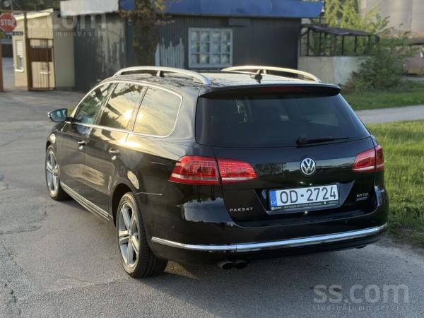 Black Volkswagen Passat B7 2014 in Riga, with an engine capacity of 2.00 L and mileage of 280 thousand km for 5650 €, photo 4 on AUTOMOTO.COM.LV
