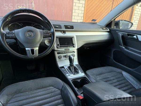 Black Volkswagen Passat B7 2014 in Riga, with an engine capacity of 2.00 L and mileage of 280 thousand km for 5650 €, photo 6 on AUTOMOTO.COM.LV