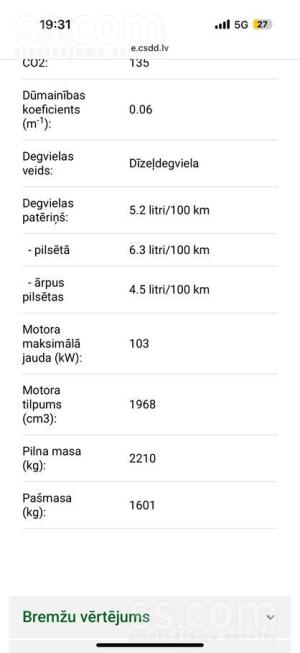 Black Volkswagen Passat B7 2014 in Riga, with an engine capacity of 2.00 L and mileage of 280 thousand km for 5650 €, photo 13 on AUTOMOTO.COM.LV