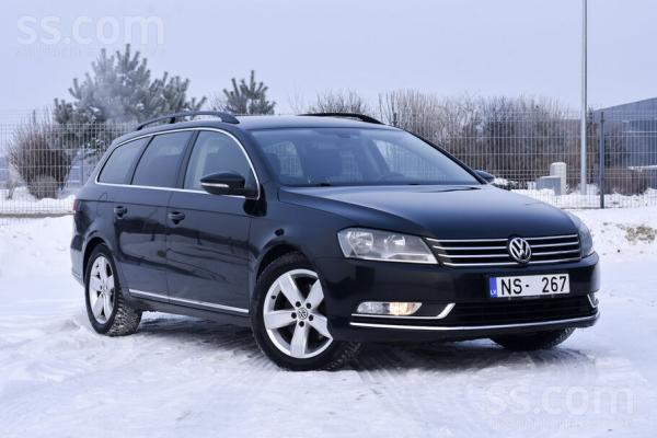 Black Volkswagen Passat B7 2014 in Riga, with an engine capacity of 2.00 L and mileage of 359 thousand km for 5750 €, photo 3 on AUTOMOTO.COM.LV