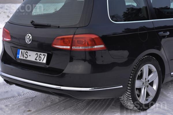Black Volkswagen Passat B7 2014 in Riga, with an engine capacity of 2.00 L and mileage of 359 thousand km for 5750 €, photo 8 on AUTOMOTO.COM.LV
