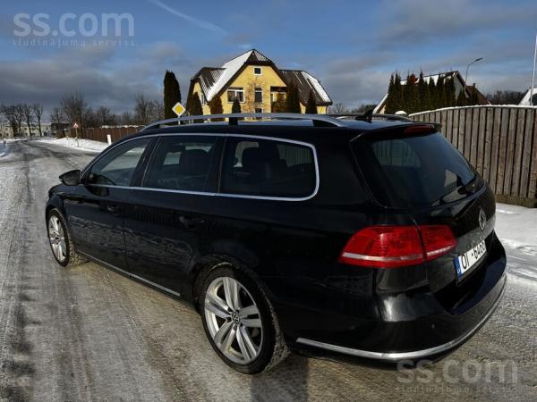Black Volkswagen Passat B7 2014 in Valmiera, with an engine capacity of 2.00 L and mileage of 402 thousand km for 5800 €, photo 7 on AUTOMOTO.COM.LV