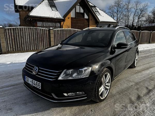 Black Volkswagen Passat B7 2014 in Valmiera, with an engine capacity of 2.00 L and mileage of 402 thousand km for 5800 €, photo 9 on AUTOMOTO.COM.LV