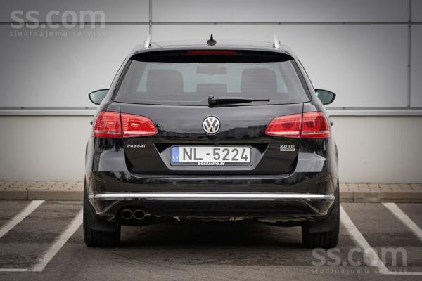 Black Volkswagen Passat B7 2014 in Riga, with an engine capacity of 2.00 L and mileage of 211 thousand km for 6950 €, photo 5 on AUTOMOTO.COM.LV
