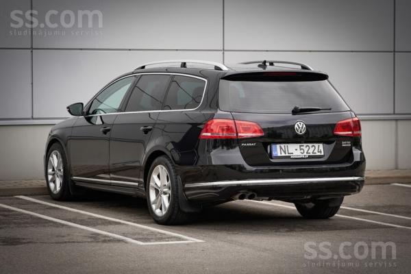 Black Volkswagen Passat B7 2014 in Riga, with an engine capacity of 2.00 L and mileage of 211 thousand km for 6950 €, photo 6 on AUTOMOTO.COM.LV
