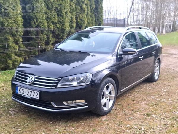 Black Volkswagen Passat B7 2014 in Limbazi, with an engine capacity of 2.00 L and mileage of 248 thousand km for 6150 €, photo 1 on AUTOMOTO.COM.LV