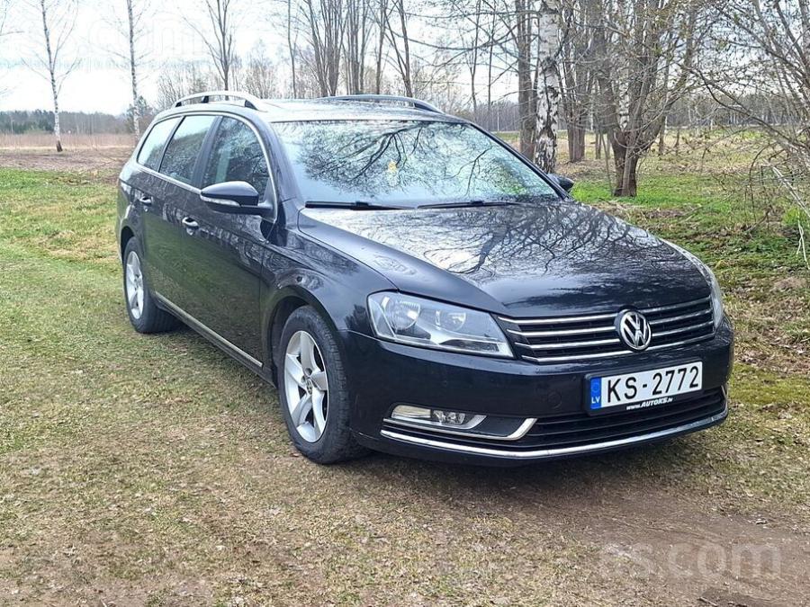 Black Volkswagen Passat B7 2014 in Limbazi, with an engine capacity of 2.00 L and mileage of 248 thousand km for 6150 €, photo 5 on AUTOMOTO.COM.LV