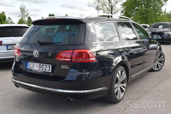 Black Volkswagen Passat B7 2014 in Kuldiga, with an engine capacity of 2.00 L and mileage of 0 thousand km for 7550 €, photo 2 on AUTOMOTO.COM.LV