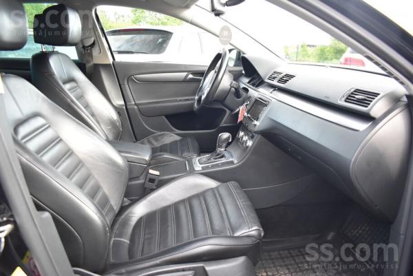 Black Volkswagen Passat B7 2014 in Kuldiga, with an engine capacity of 2.00 L and mileage of 0 thousand km for 7550 €, photo 5 on AUTOMOTO.COM.LV