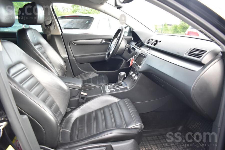 Black Volkswagen Passat B7 2014 in Kuldiga, with an engine capacity of 2.00 L and mileage of 0 thousand km for 7550 €, photo 6 on AUTOMOTO.COM.LV