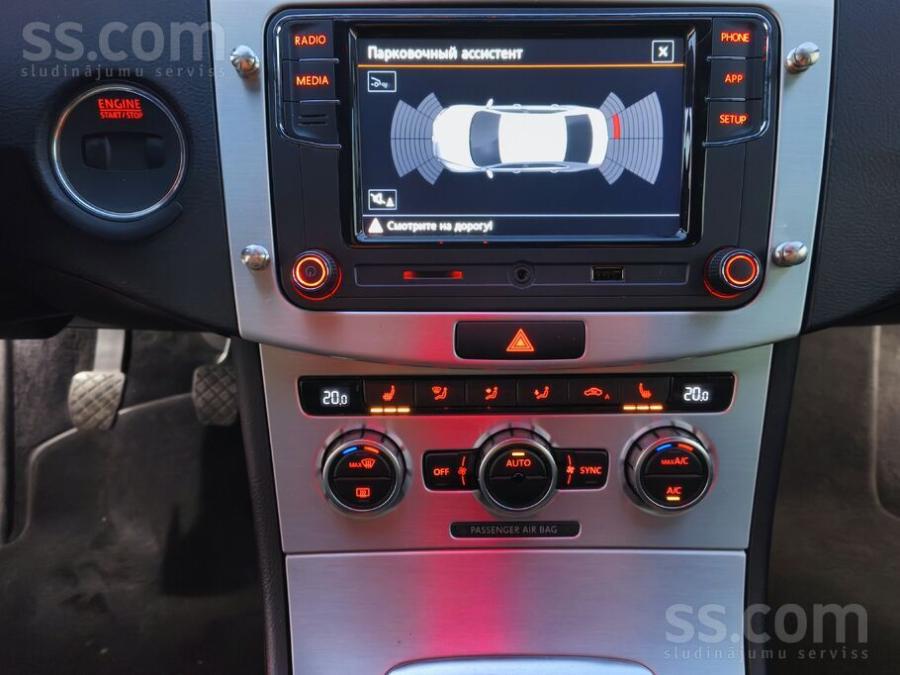 Melns Volkswagen Passat B7 2014 Rīga, ar dzinēja tilpumu 2.00 L un nobraukumu 0 tūkst. km par 6400 €, foto 17 vietnē AUTOMOTO.COM.LV