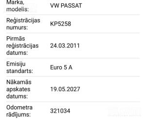 Zils Volkswagen Passat B7 2011 Rīga, ar dzinēja tilpumu 2.00 L un nobraukumu 322 tūkst. km par 4290 €, foto 29 vietnē AUTOMOTO.COM.LV