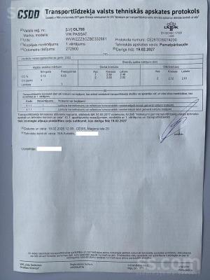 Blue Volkswagen Passat B7 2011 in Cesis, with an engine capacity of 1.40 L and mileage of 273 thousand km for 5999 €, photo 23 on AUTOMOTO.COM.LV