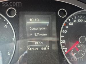 Blue Volkswagen Passat B7 2012 in Riga, with an engine capacity of 1.60 L and mileage of 447 thousand km for 2990 €, photo 10 on AUTOMOTO.COM.LV