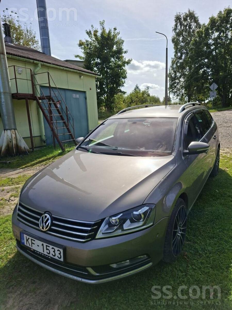 Brown Volkswagen Passat B7 2012 in Daugavpils, with an engine capacity of 2.00 L and mileage of 380 thousand km for 4350 €, photo 3 on AUTOMOTO.COM.LV