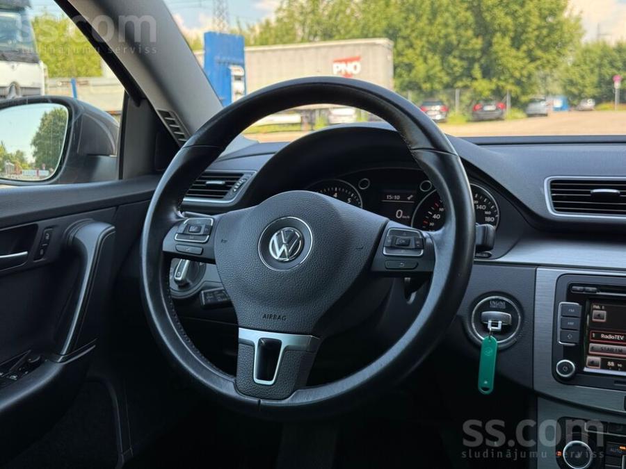 Brown Volkswagen Passat B7 2011 in Riga, with an engine capacity of 1.80 L and mileage of 182 thousand km for 3880 €, photo 14 on AUTOMOTO.COM.LV