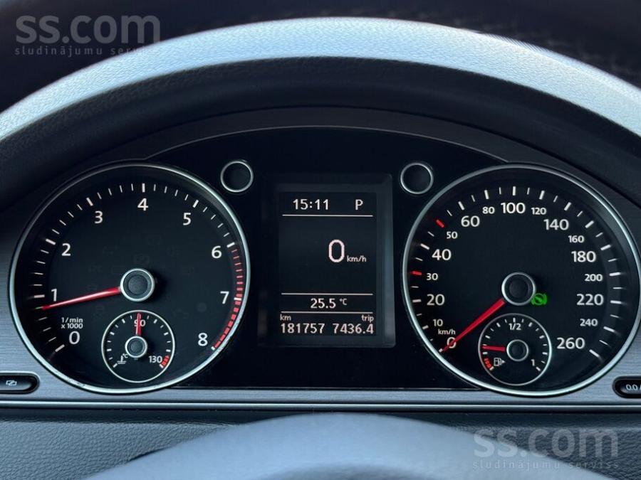 Brown Volkswagen Passat B7 2011 in Riga, with an engine capacity of 1.80 L and mileage of 182 thousand km for 3880 €, photo 18 on AUTOMOTO.COM.LV
