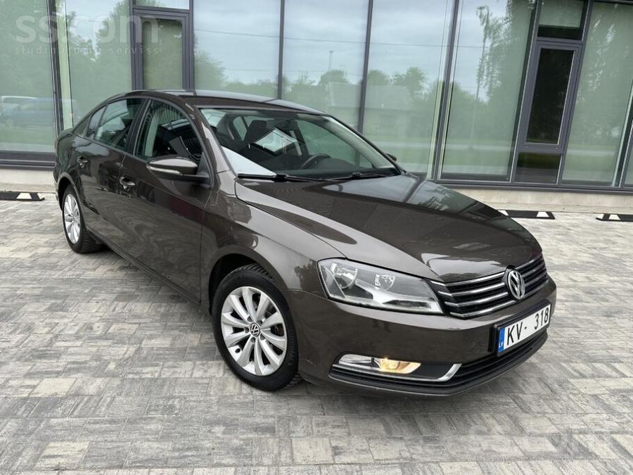 Brown Volkswagen Passat B7 2013 in Riga, with an engine capacity of 1.40 L and mileage of 330 thousand km for 4300 €, photo 1 on AUTOMOTO.COM.LV