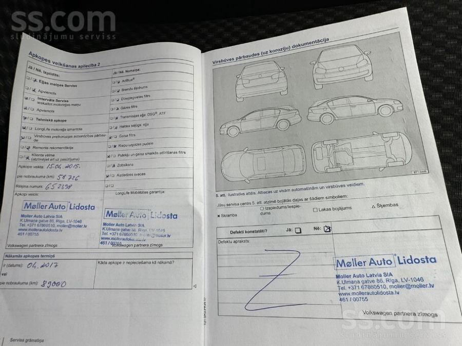 Brown Volkswagen Passat B7 2013 in Riga, with an engine capacity of 1.40 L and mileage of 330 thousand km for 4300 €, photo 22 on AUTOMOTO.COM.LV
