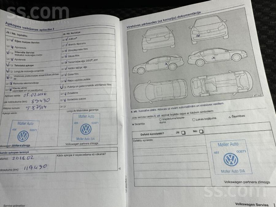 Brown Volkswagen Passat B7 2013 in Riga, with an engine capacity of 1.40 L and mileage of 330 thousand km for 4300 €, photo 23 on AUTOMOTO.COM.LV