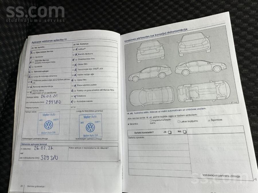 Brown Volkswagen Passat B7 2013 in Riga, with an engine capacity of 1.40 L and mileage of 330 thousand km for 4300 €, photo 31 on AUTOMOTO.COM.LV