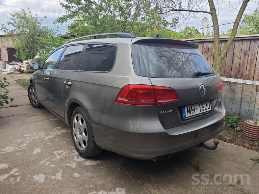 Brūns Volkswagen Passat B7 2011 Daugavpils, ar dzinēja tilpumu 2.00 L un nobraukumu 189 tūkst. km par 6200 €, foto 3 vietnē AUTOMOTO.COM.LV