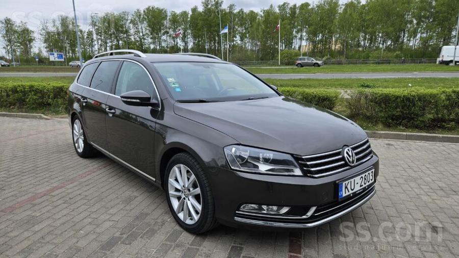 Brown Volkswagen Passat B7 2013 in Riga, with an engine capacity of 2.00 L and mileage of 320 thousand km for 4500 €, photo 3 on AUTOMOTO.COM.LV