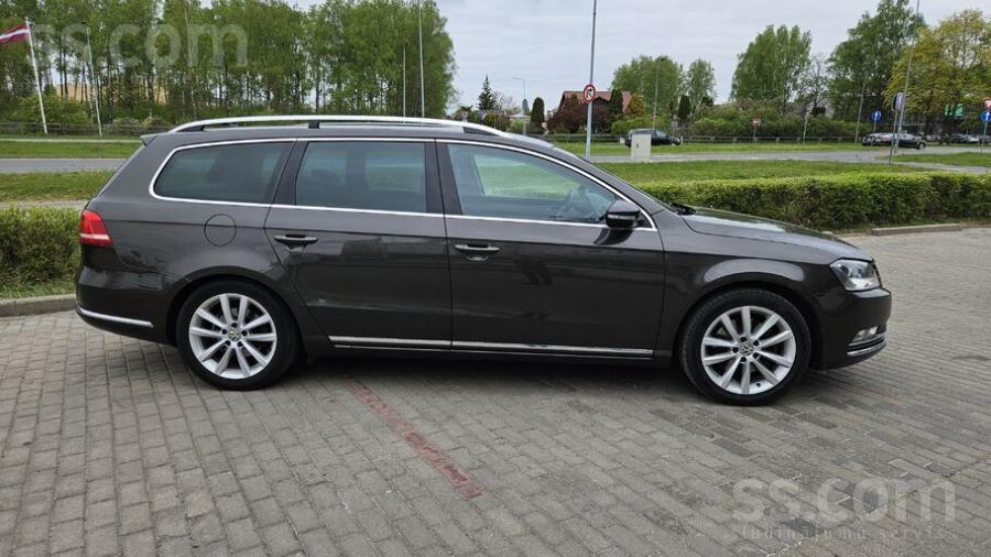 Brown Volkswagen Passat B7 2013 in Riga, with an engine capacity of 2.00 L and mileage of 320 thousand km for 4500 €, photo 6 on AUTOMOTO.COM.LV