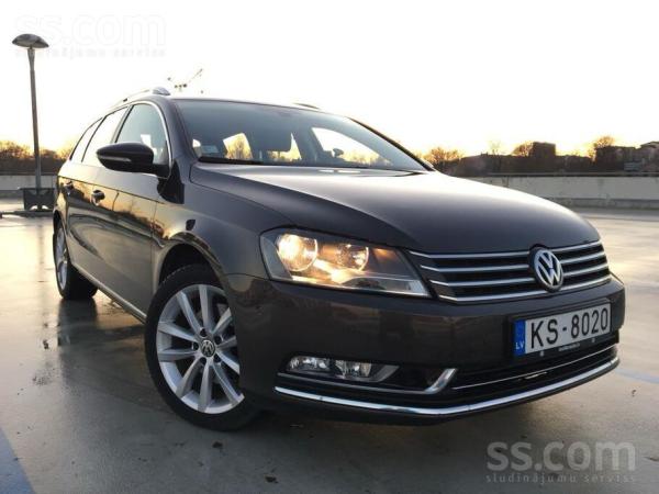 Brown Volkswagen Passat B7 2013 in Ogre, with an engine capacity of 2.00 L and mileage of 393 thousand km for 3200 €, photo 1 on AUTOMOTO.COM.LV