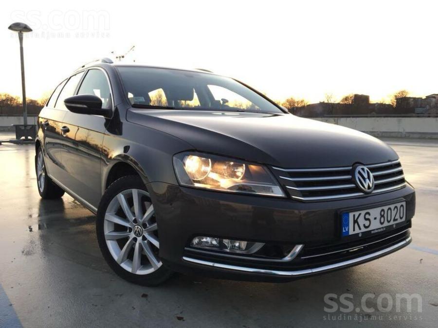 Brown Volkswagen Passat B7 2013 in Ogre, with an engine capacity of 2.00 L and mileage of 393 thousand km for 3200 €, photo 1 on AUTOMOTO.COM.LV