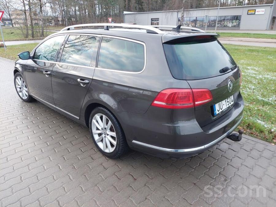 Brown Volkswagen Passat B7 2014 in Madona, with an engine capacity of 2.00 L and mileage of 106 thousand km for 9500 €, photo 4 on AUTOMOTO.COM.LV