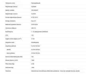 Pelēks Volkswagen Passat B7 2013 Rīga, ar dzinēja tilpumu 2.00 L un nobraukumu 299 tūkst. km par 4590 €, foto 16 vietnē AUTOMOTO.COM.LV