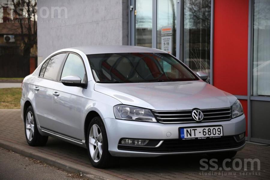 Grey Volkswagen Passat B7 2013 in Riga, with an engine capacity of 2.00 L and mileage of 335 thousand km for 3995 €, photo 5 on AUTOMOTO.COM.LV