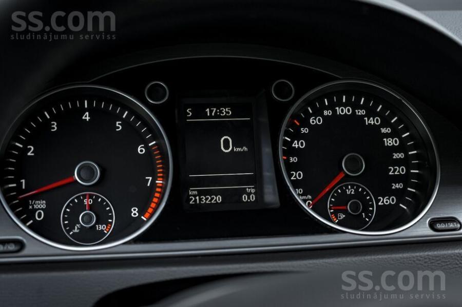 Grey Volkswagen Passat B7 2014 in Riga, with an engine capacity of 1.40 L and mileage of 213 thousand km for 5500 €, photo 15 on AUTOMOTO.COM.LV