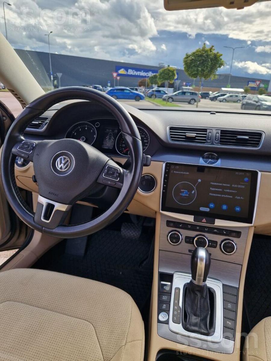 Grey Volkswagen Passat B7 2014 in Riga, with an engine capacity of 1.40 L and mileage of 212 thousand km for 5190 €, photo 10 on AUTOMOTO.COM.LV
