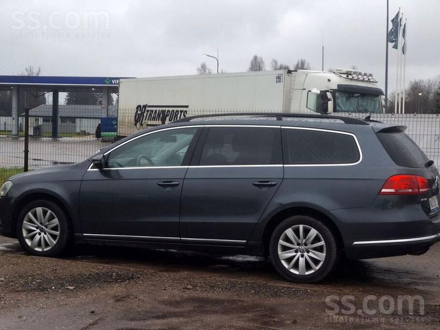 Pelēks Volkswagen Passat B7 2011 Cēsis, ar dzinēja tilpumu 2.00 L un nobraukumu 241 tūkst. km par 6900 €, foto 2 vietnē AUTOMOTO.COM.LV