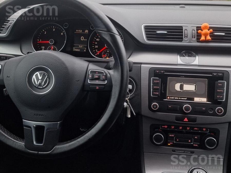 Pelēks Volkswagen Passat B7 2011 Cēsis, ar dzinēja tilpumu 2.00 L un nobraukumu 241 tūkst. km par 6900 €, foto 10 vietnē AUTOMOTO.COM.LV