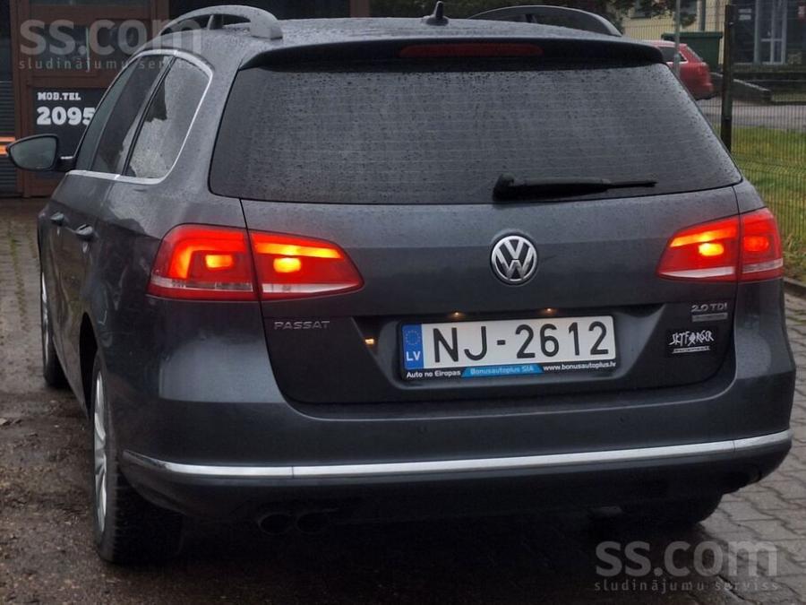 Pelēks Volkswagen Passat B7 2011 Cēsis, ar dzinēja tilpumu 2.00 L un nobraukumu 241 tūkst. km par 6900 €, foto 19 vietnē AUTOMOTO.COM.LV
