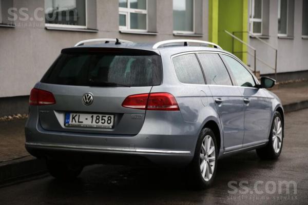 Grey Volkswagen Passat B7 2011 in Riga, with an engine capacity of 2.00 L and mileage of 423 thousand km for 4495 €, photo 6 on AUTOMOTO.COM.LV